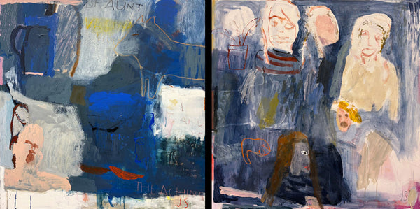 The Cat That Got the Cream (diptych) | galleryathome